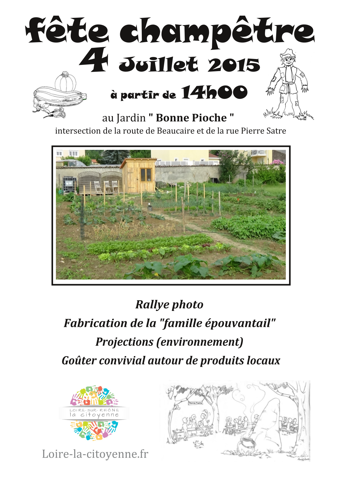 Affiche fête champêtre